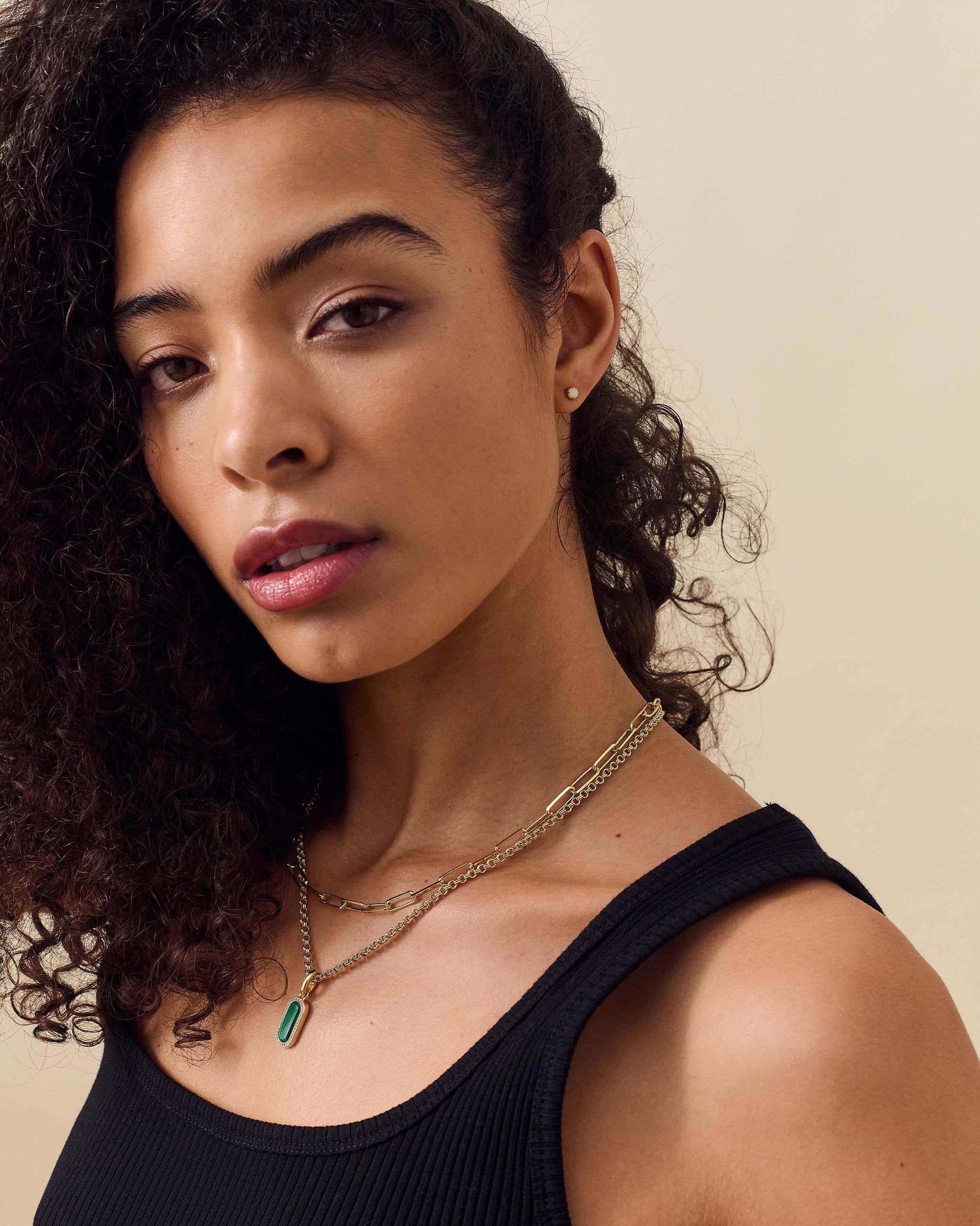 Opal October Birthstone Studs | 18k Gold Plated Earrings – EDGE of EMBER