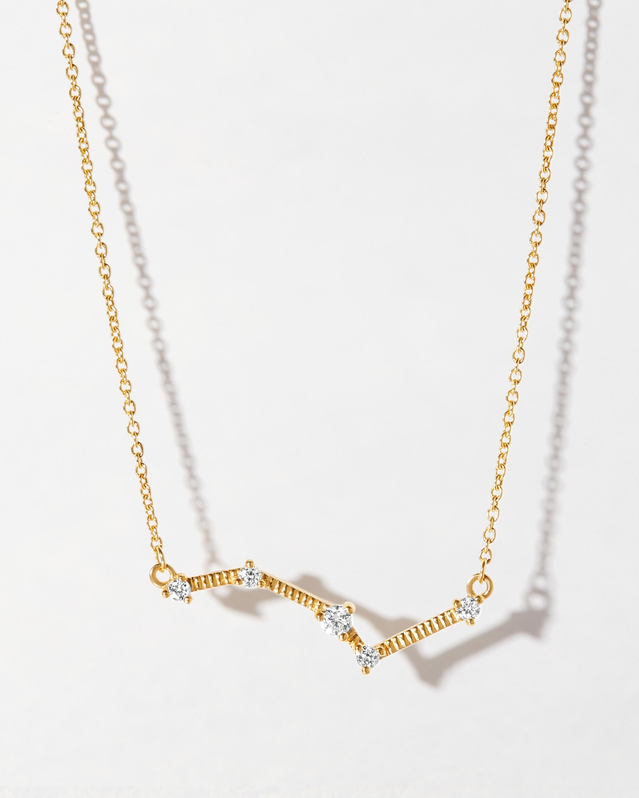 Constellation Diamond Gold Necklace | 14ct Solid Yellow Gold – EDGE of ...