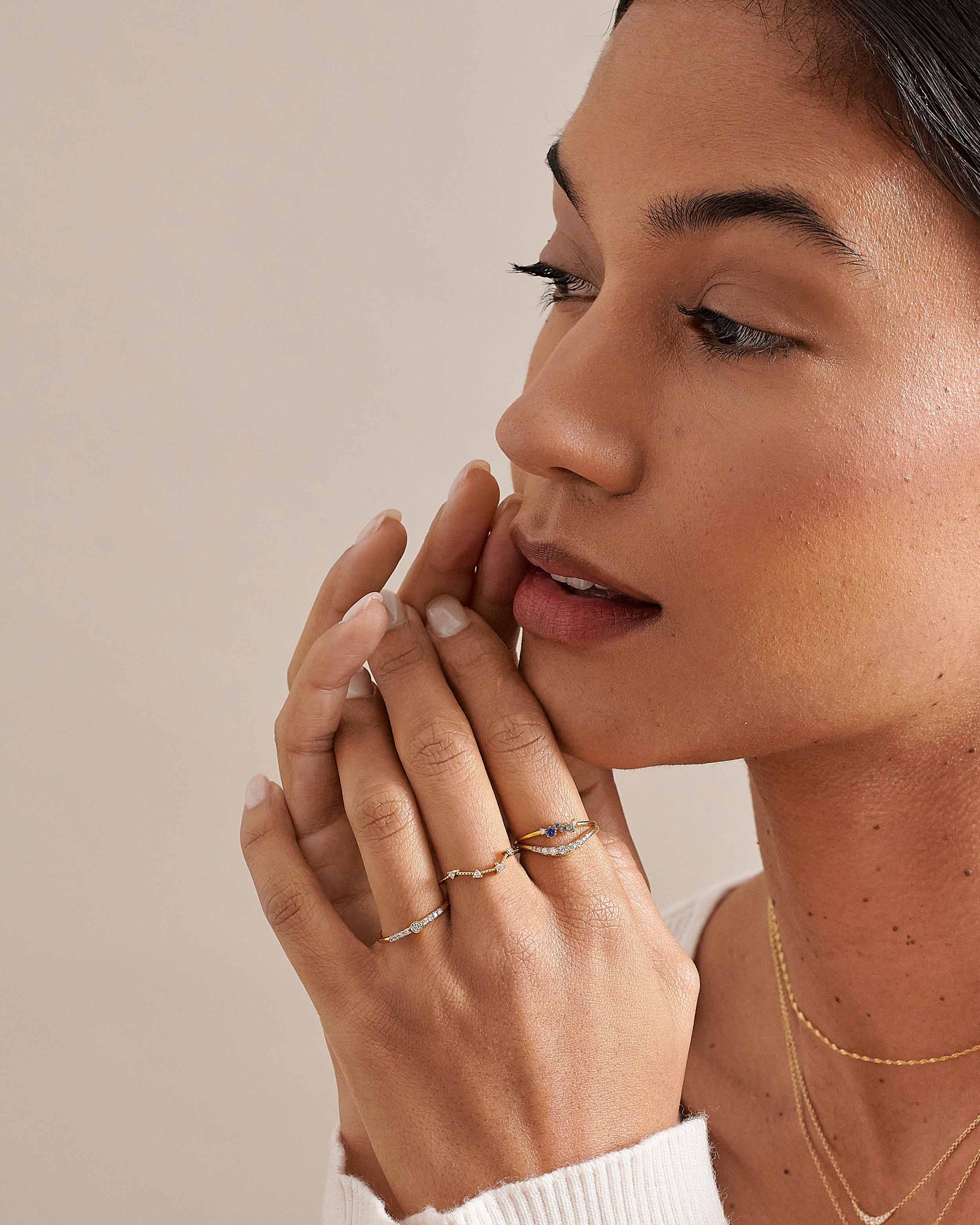 Ellipse Diamond Ring – EDGE of EMBER