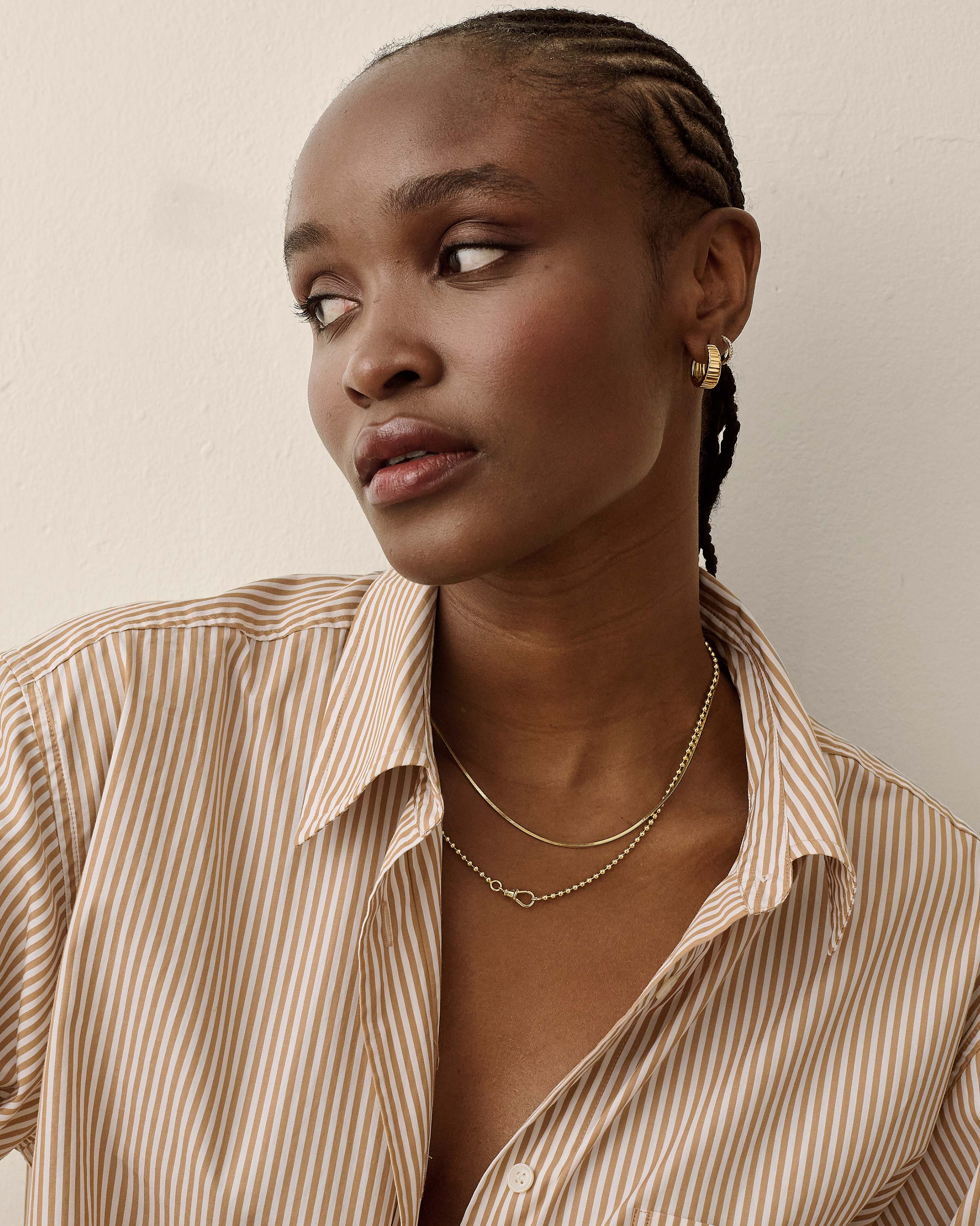 Globe Chain Necklace | 18k Gold-Plated Vintage-Inspired Jewellery ...