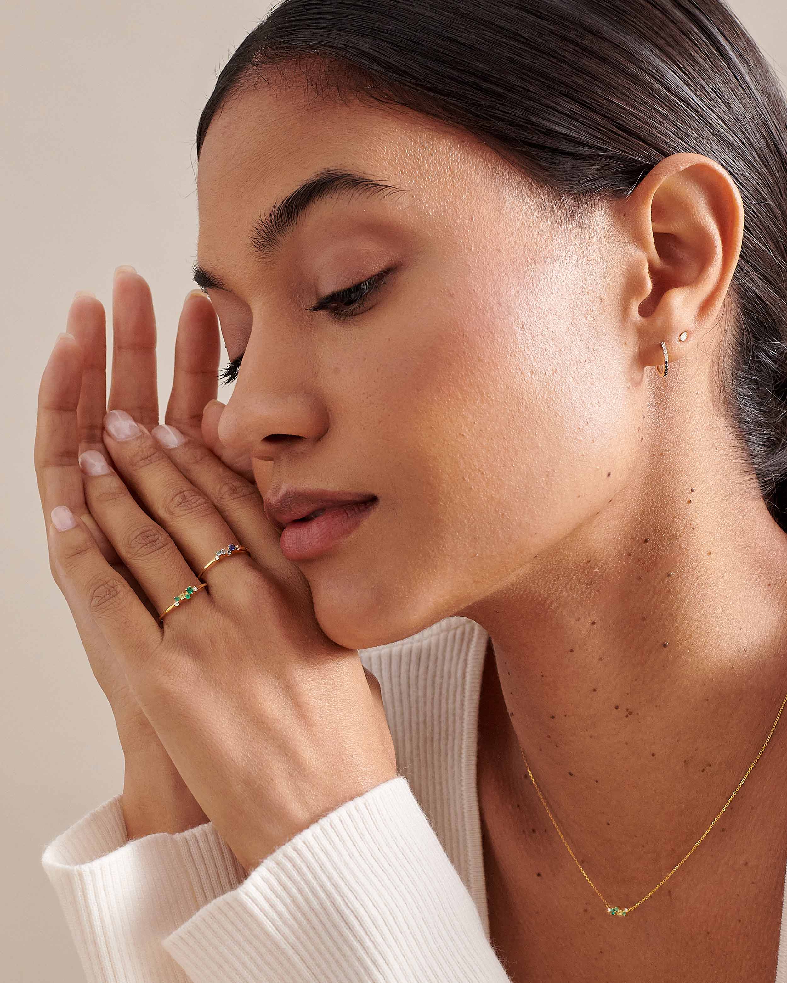 Intuition Emerald Ray Ring – EDGE of EMBER