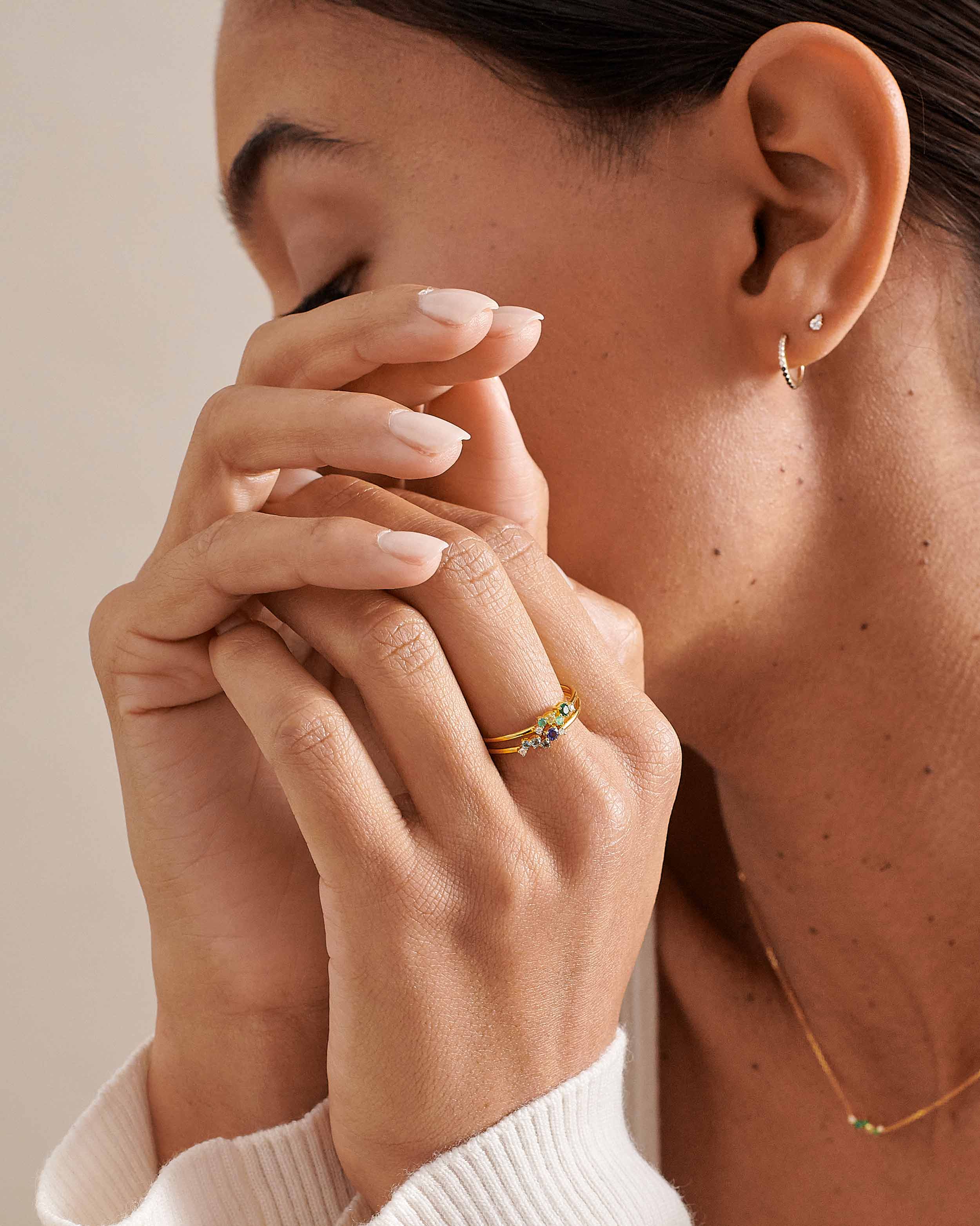 Intuition Emerald Ray Ring – EDGE of EMBER