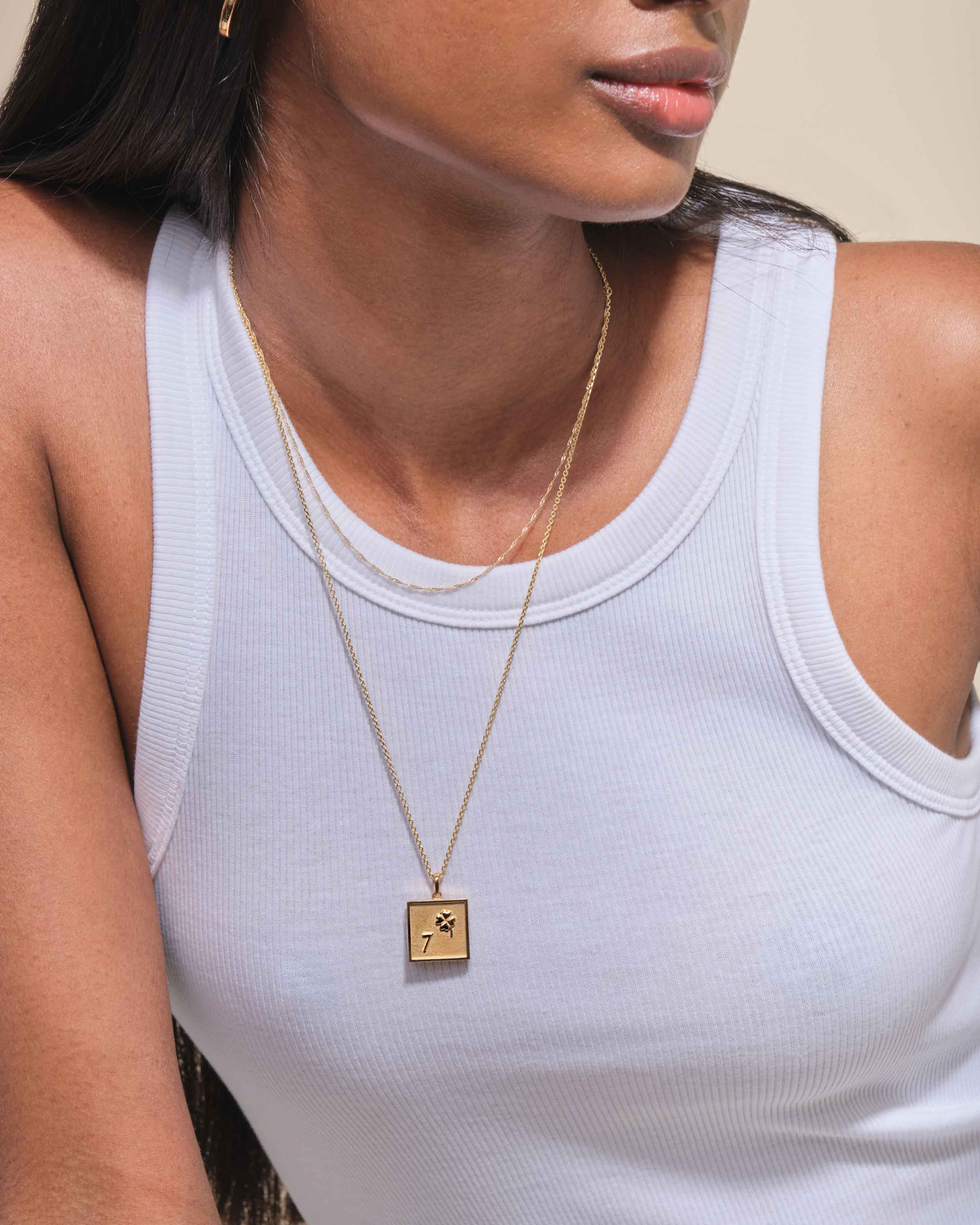 Kismet Charm Necklace | 18k Gold Plated – EDGE of EMBER