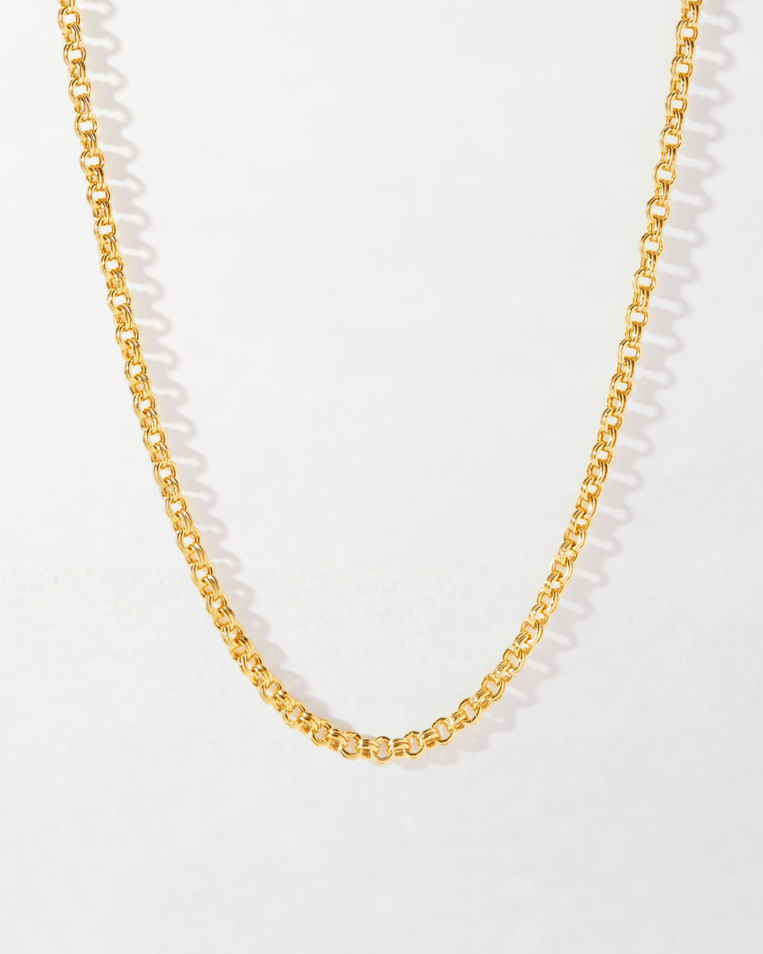 Mini Rolo Chain Necklace | 18k Gold Plated – EDGE of EMBER