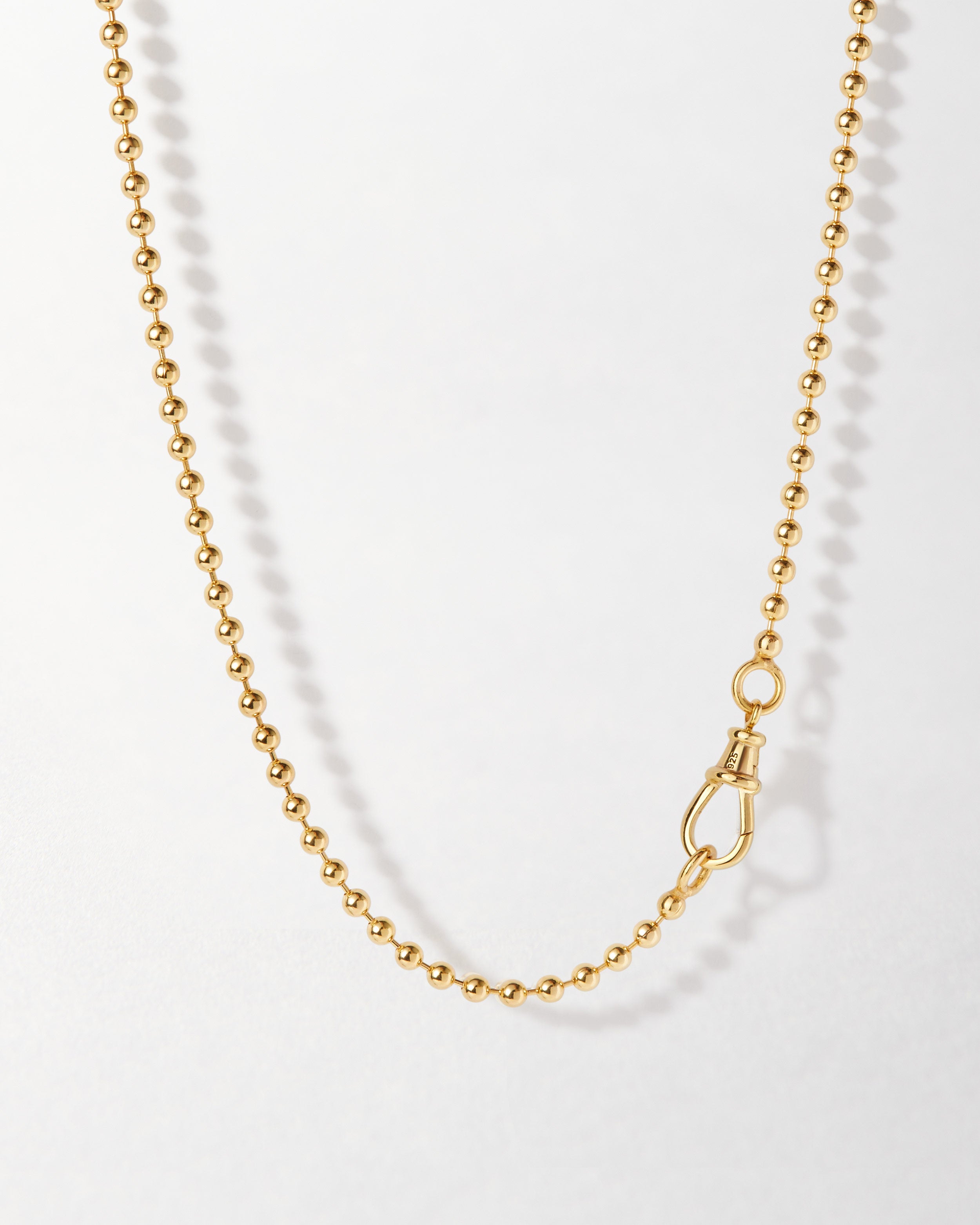 Globe Chain Necklace | 18k Gold-Plated Vintage-Inspired Jewellery ...