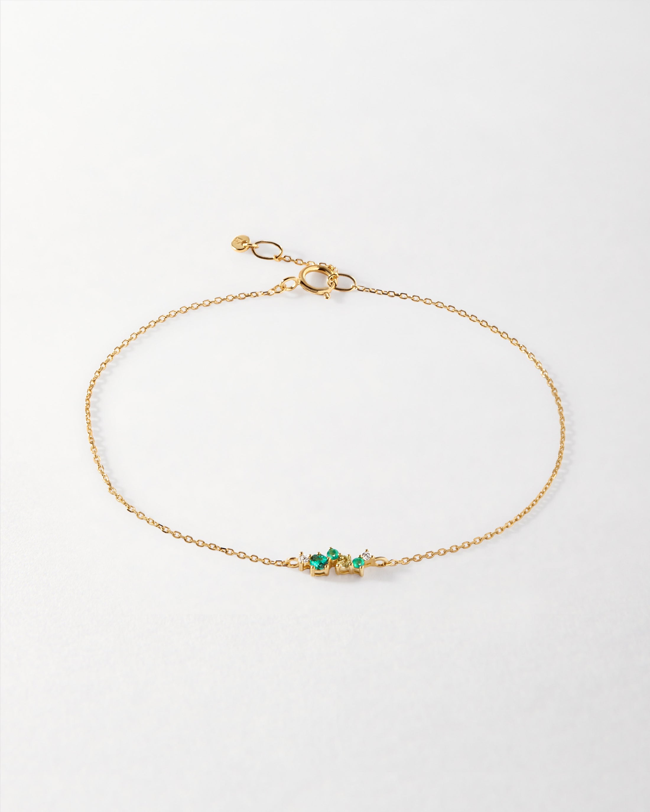 Intuition Emerald Ray Bracelet | 14ct Gold, Emerald & Diamond – EDGE of ...