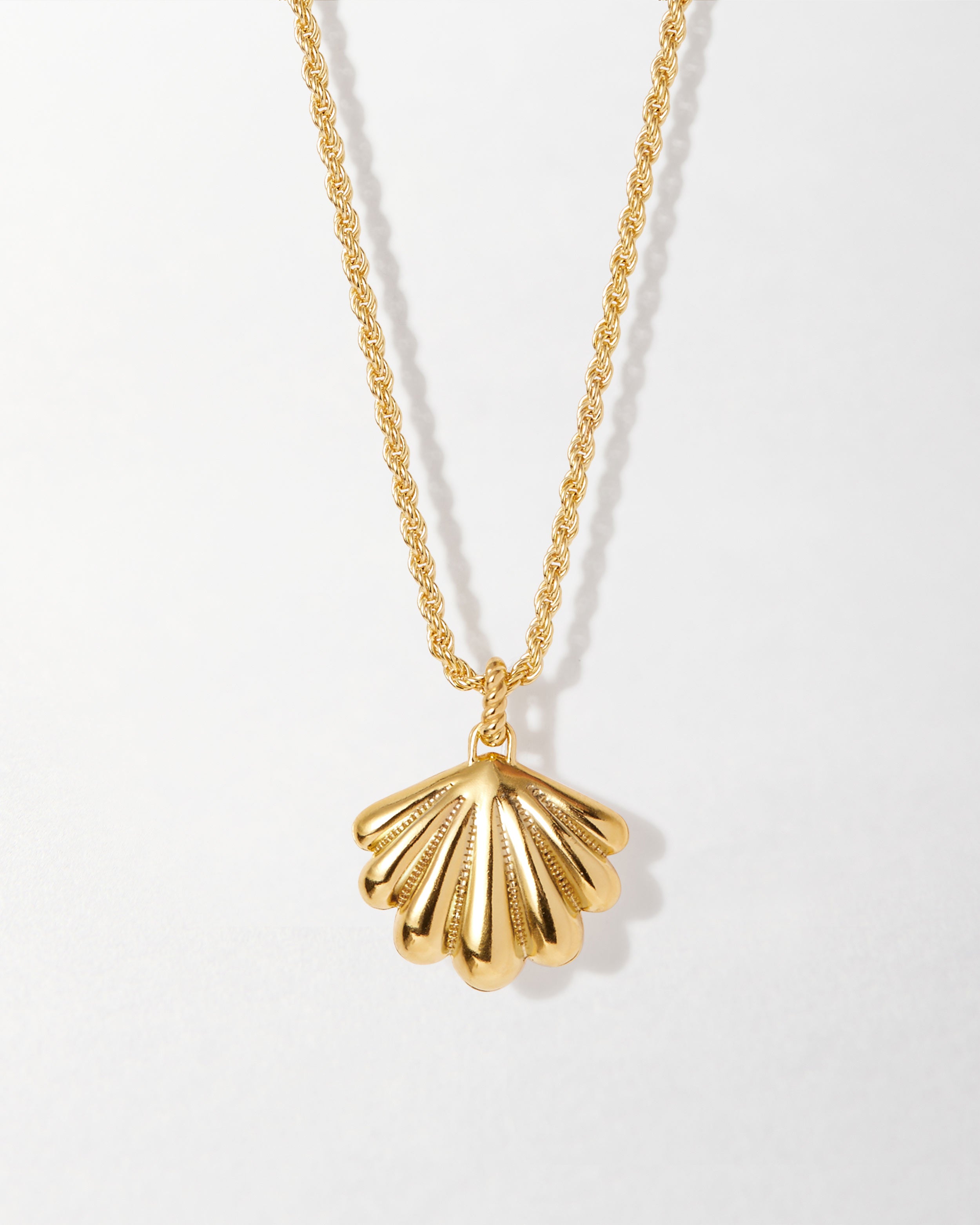 Laguna Shell Locket Necklace | 18 Gold Plated – EDGE of EMBER