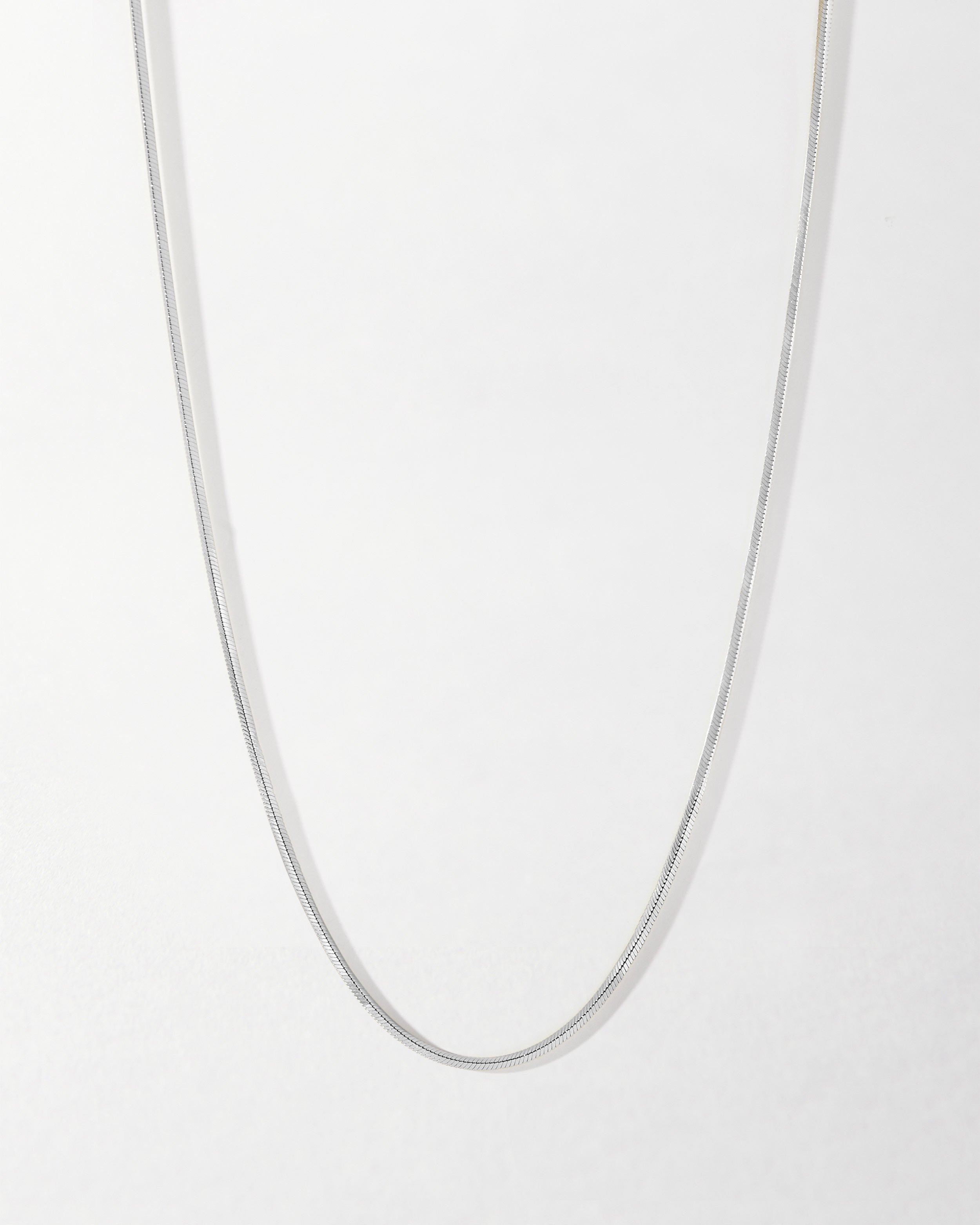 Snake Chain Necklace - Silver – EDGE of EMBER