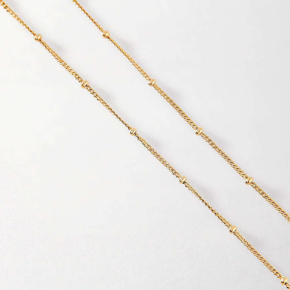 Gold Ball Chain Necklace – EDGE of EMBER