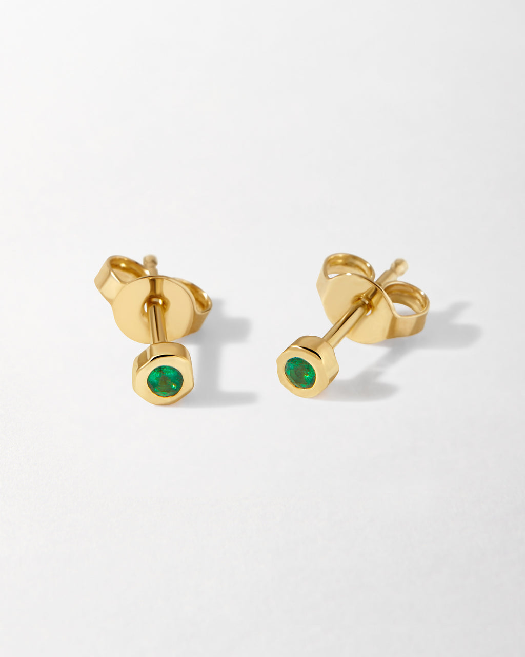 Emerald Stud Earrings – EDGE of EMBER