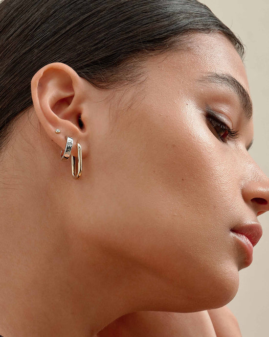 Small Everyday Hoops - Silver – EDGE of EMBER