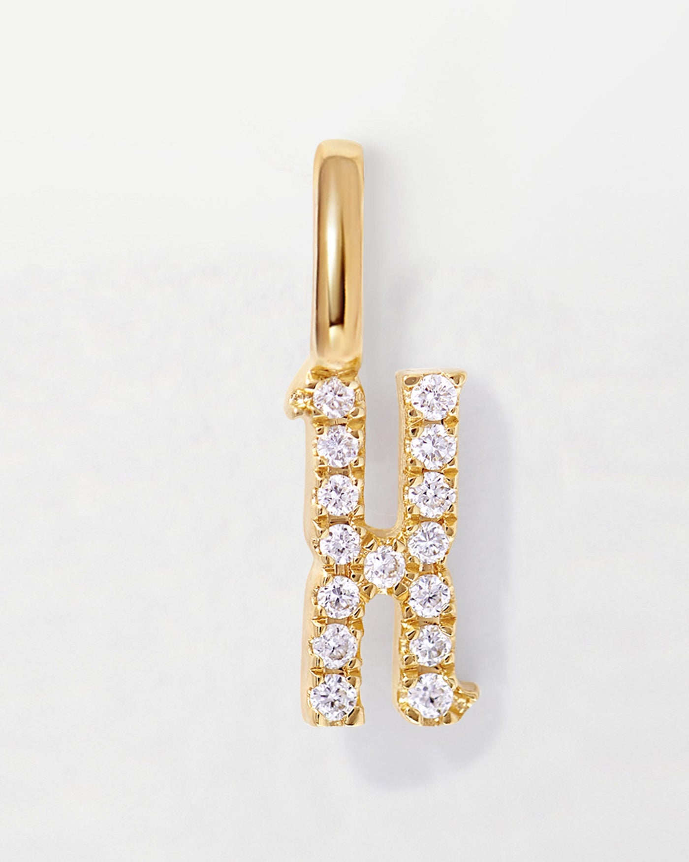 Diamond Initial Pendant – EDGE of EMBER